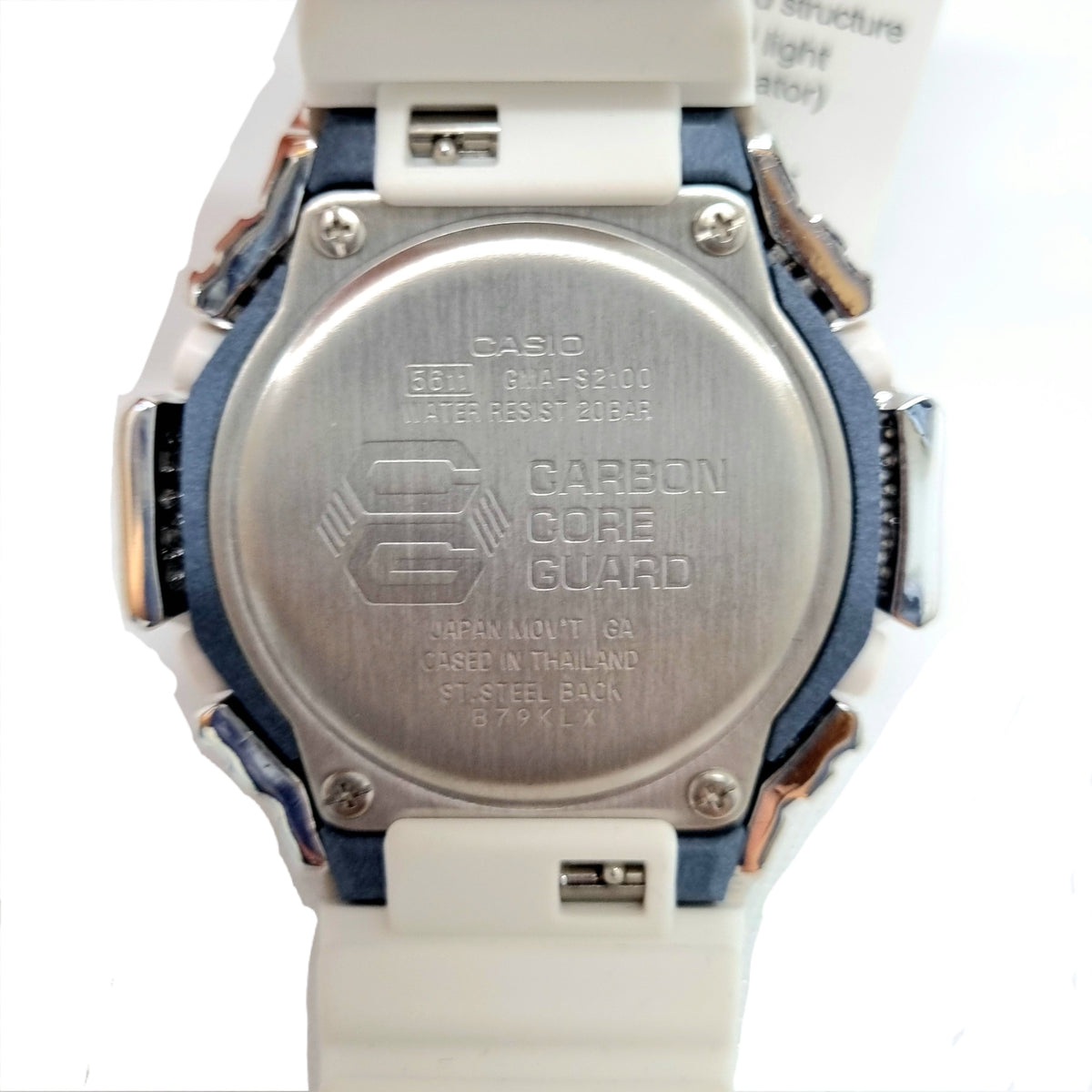 G-SHOCK Watch Casio Princess G Silver Casing (White) – ValiseLaBel
